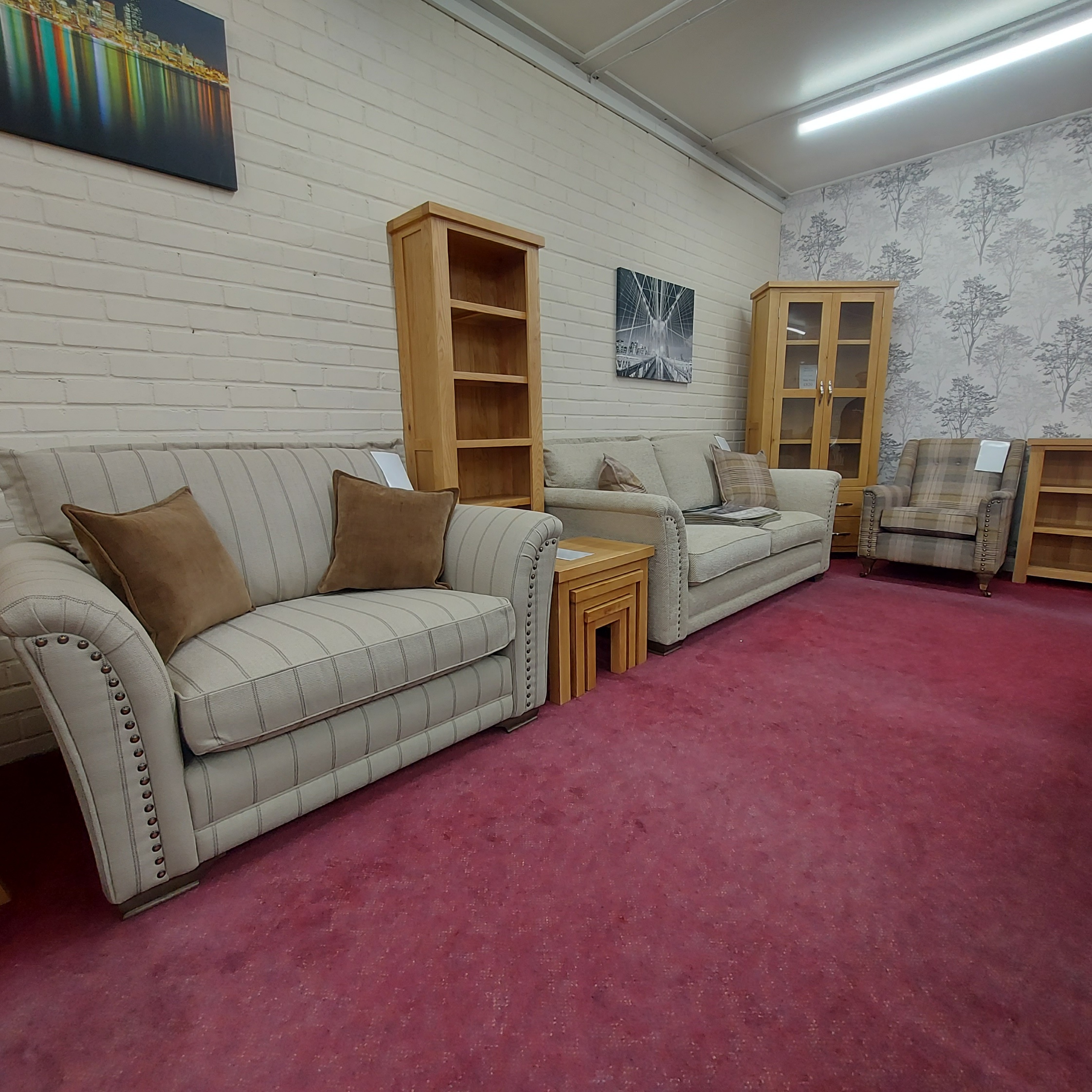 Evesham 3 Seater Sofa,Snuggler And Accent Chair | Leslie Cleeland Ltd