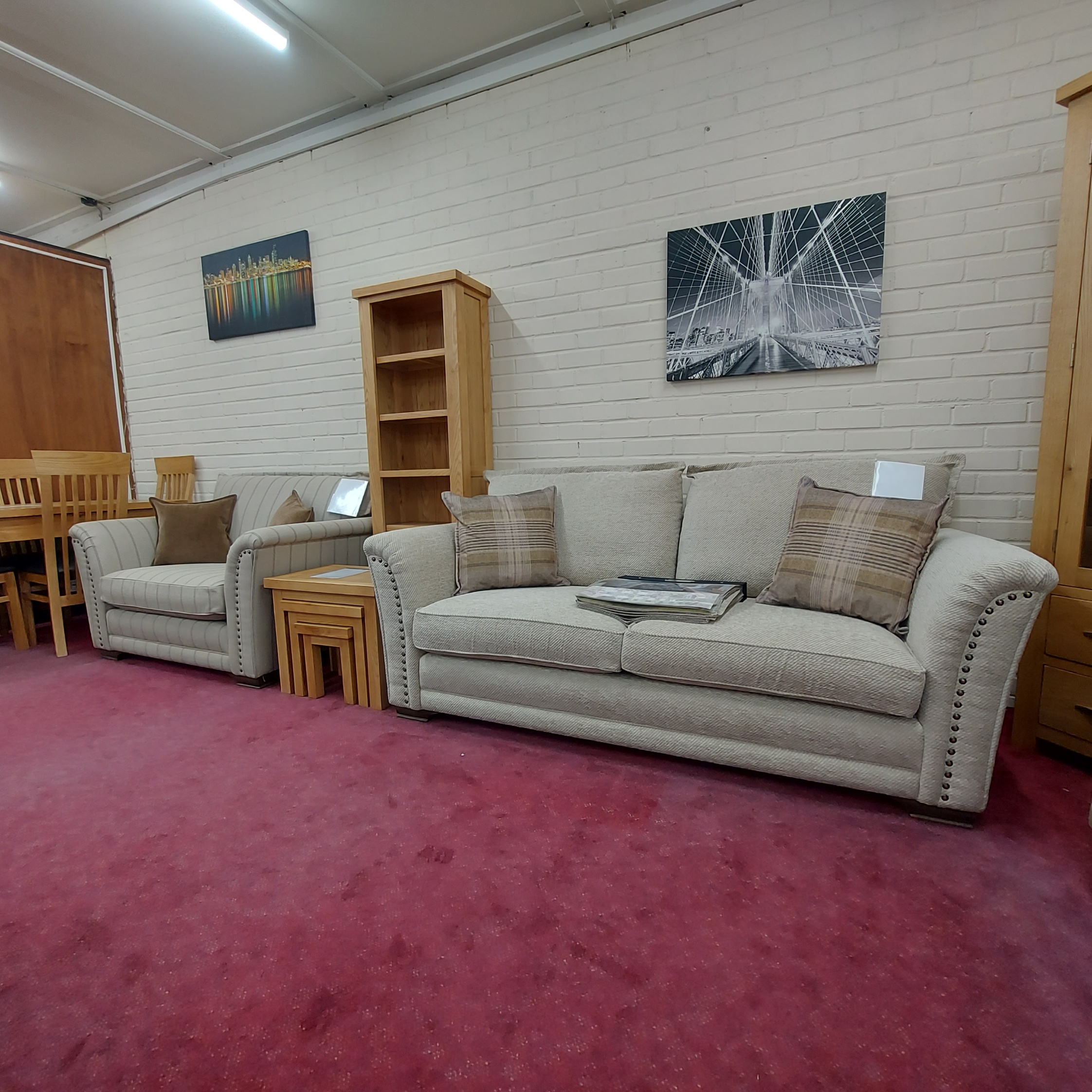 Evesham 3 Seater Sofa,Snuggler And Accent Chair | Leslie Cleeland Ltd